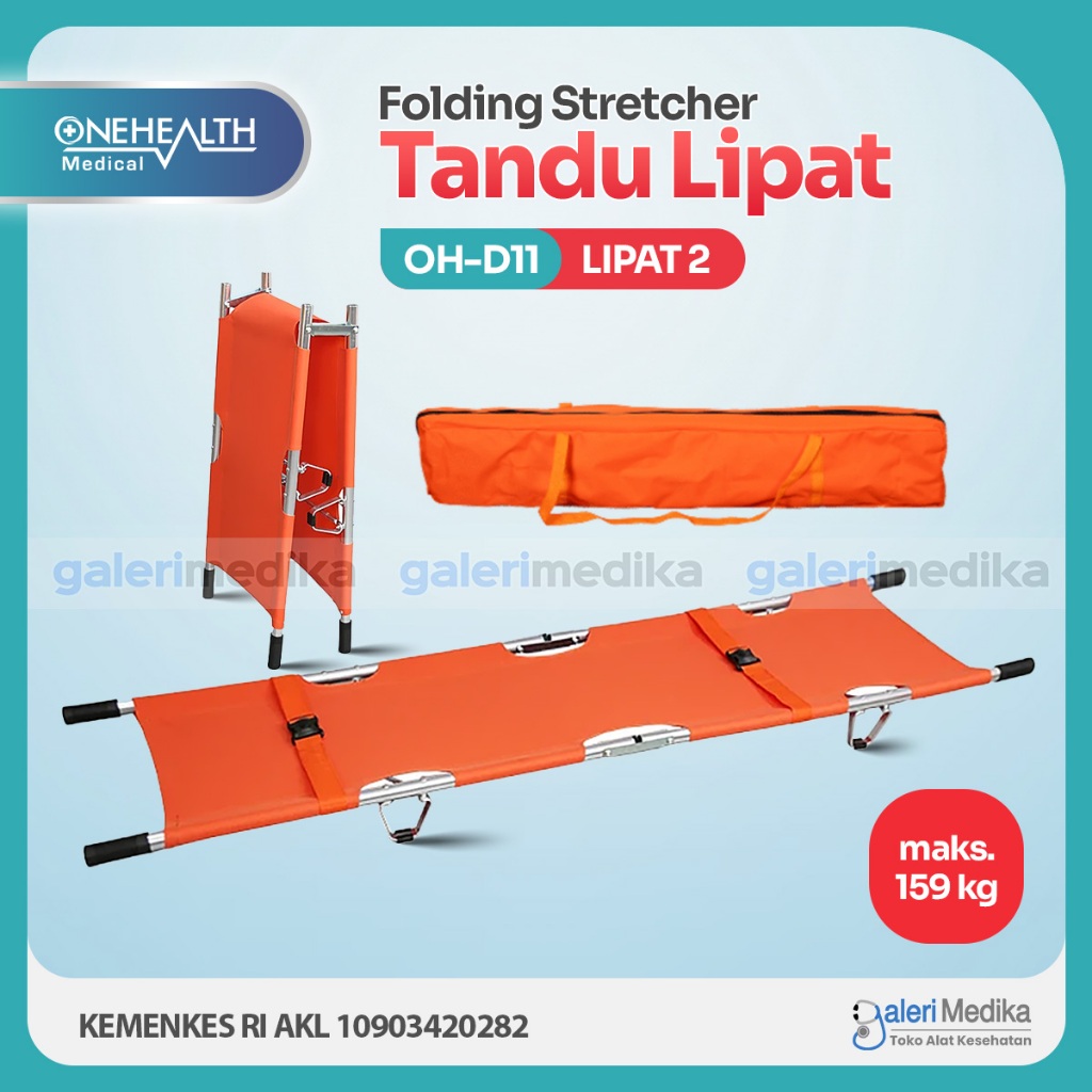 Jual Tandu Lipat 2 OneHealth OH-D11 / OH D11 - Tandu Evakuasi Folding ...