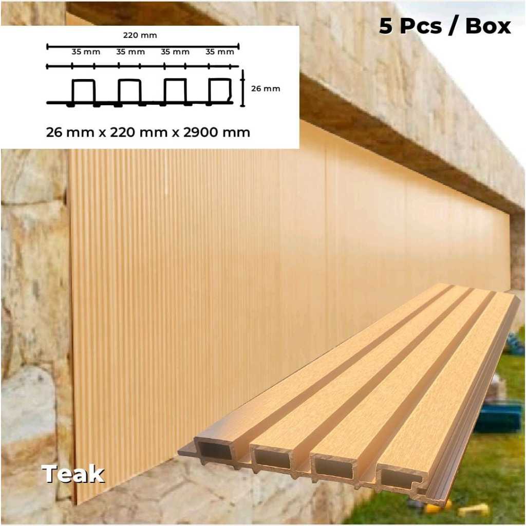 Jual WPC DINDING OUTDOOR / WPC OUTDOOR / KISI KISI OUTDOOR / CLADDING ...