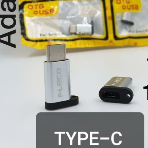Jual Fleco Converter Micro USB To Type C Tipe C Cable Micro USB to The ...
