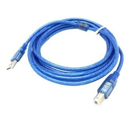 Jual Kabel Printer 3 Meter 3M USB 3 Meter Good Quality Transparan Biru ...
