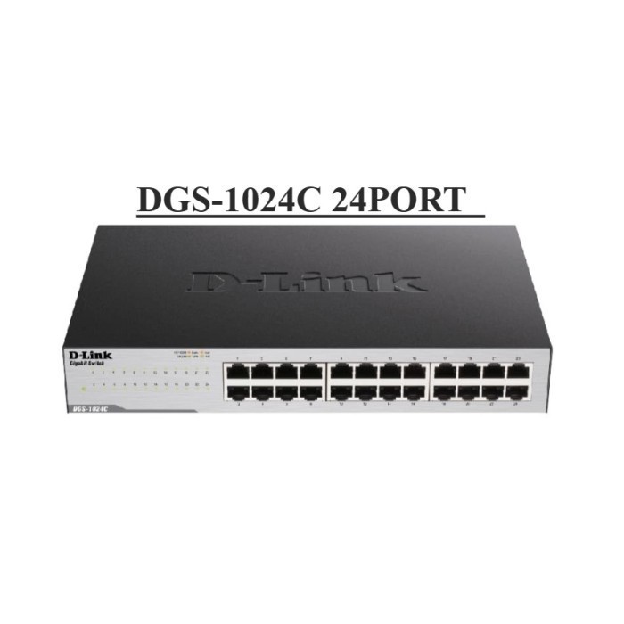 Jual D-LINK DGS-1024C 24 PORT UNMANAGED STANDALONE GIGABIT SWITCH ...
