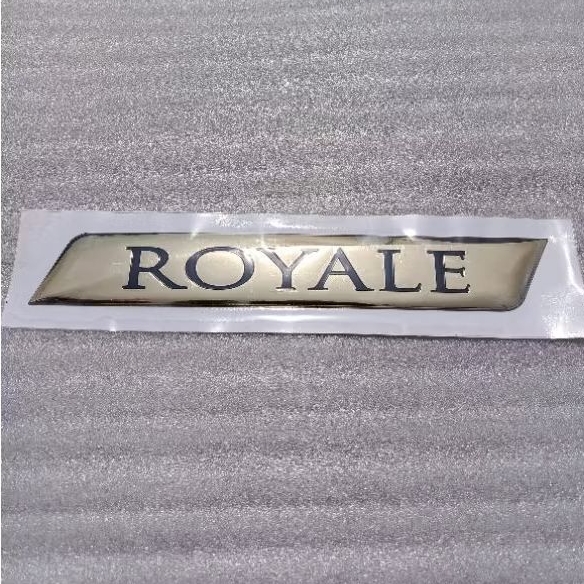 Jual Emblem logo tulisan royale isuzu mu-x original | Shopee Indonesia