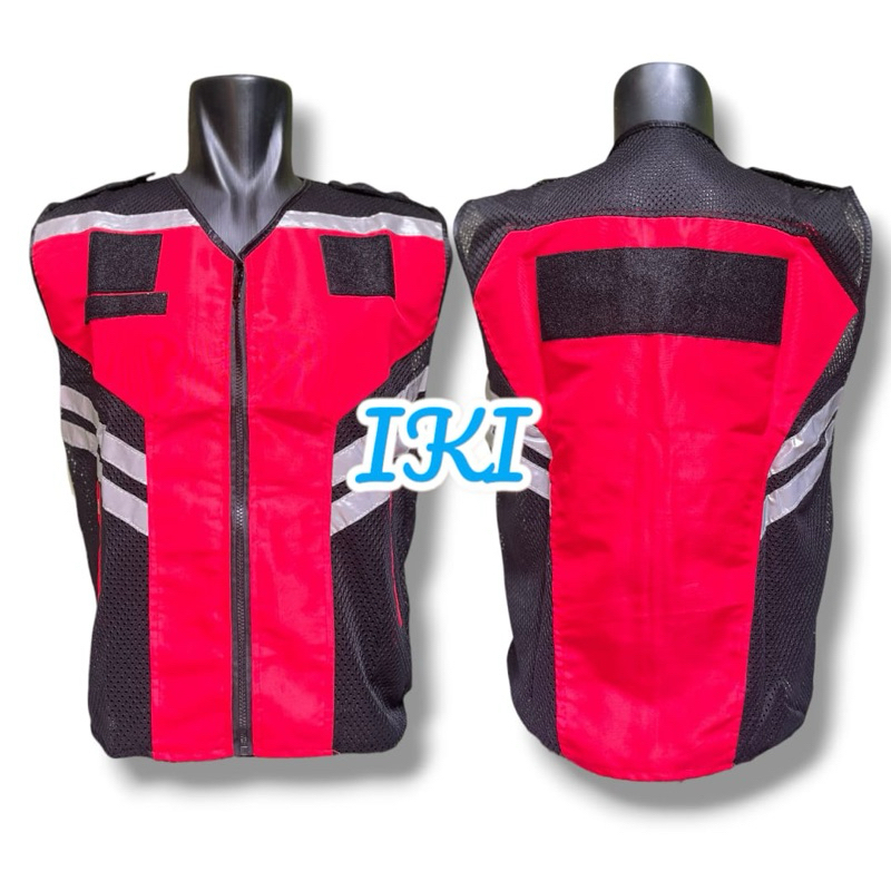 Jual rompi touring/rompi patwal/rompi relawan bahan taslan bisa pakai ...