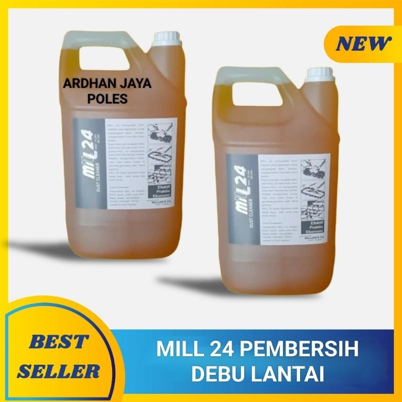 Jual Dust Cleaner Mill 24 Cairan Penyerap Debu Minyak Lobby Duster - 4 ...