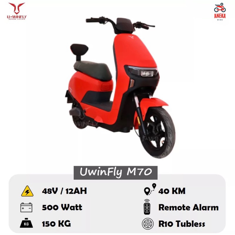 Jual UWINFLY M70 NEW SEPEDA LISTRIK TERBARU DARI U-WINFLY M70 | Shopee ...