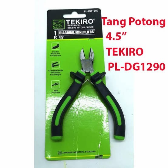 Jual Tang Potong 4,5 Inch Tekiro - Black Series | Shopee Indonesia