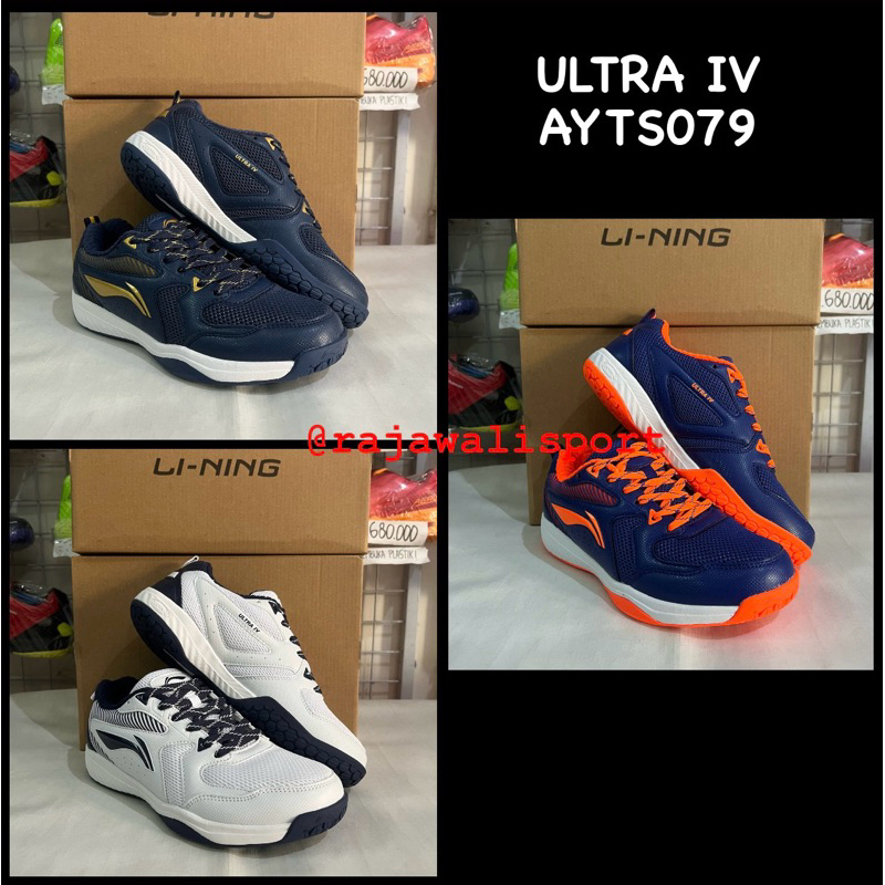 Jual Sepatu badminton Lining Ultra IV AYTS079 Original | Shopee Indonesia