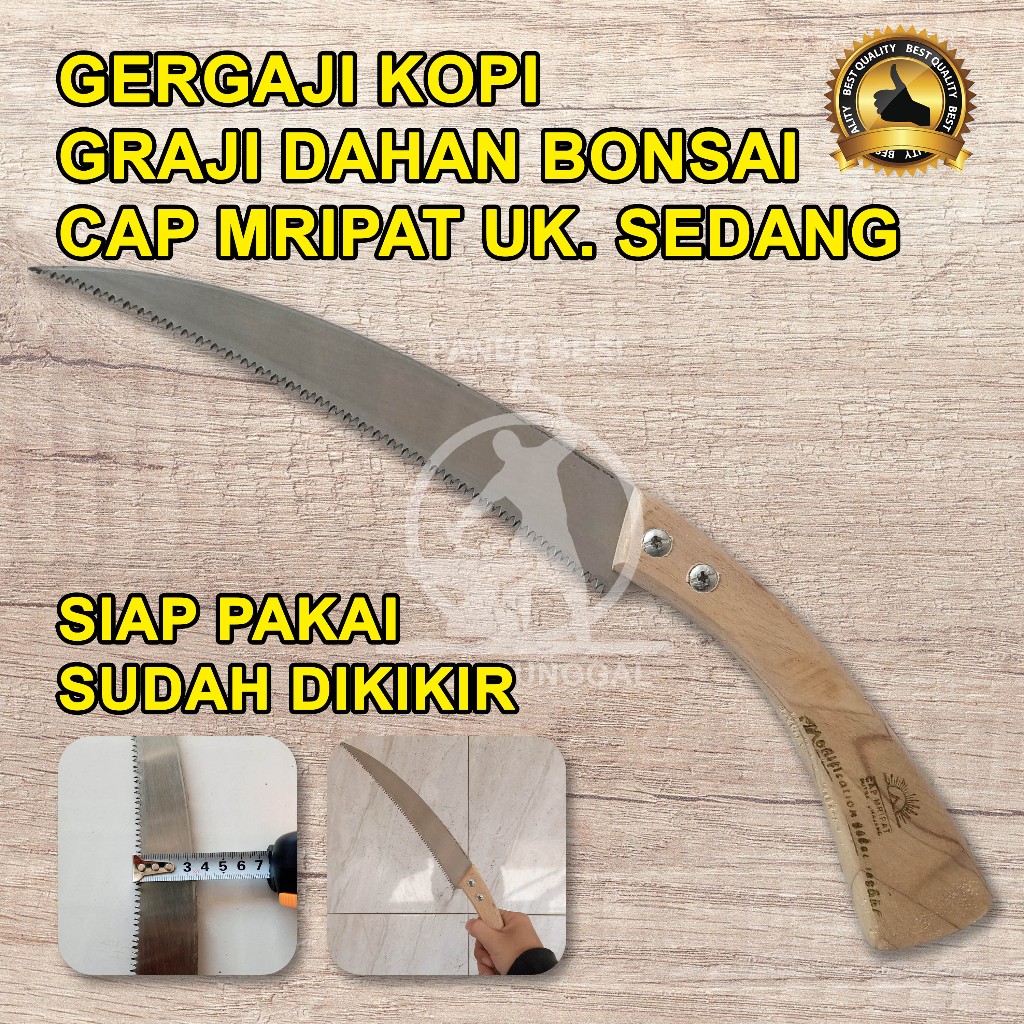 Jual Gergaji Kopi Cap Mripat Sedang 40cm Siap Pakai / Graji Dahan Ranting Bambu | Shopee Indonesia