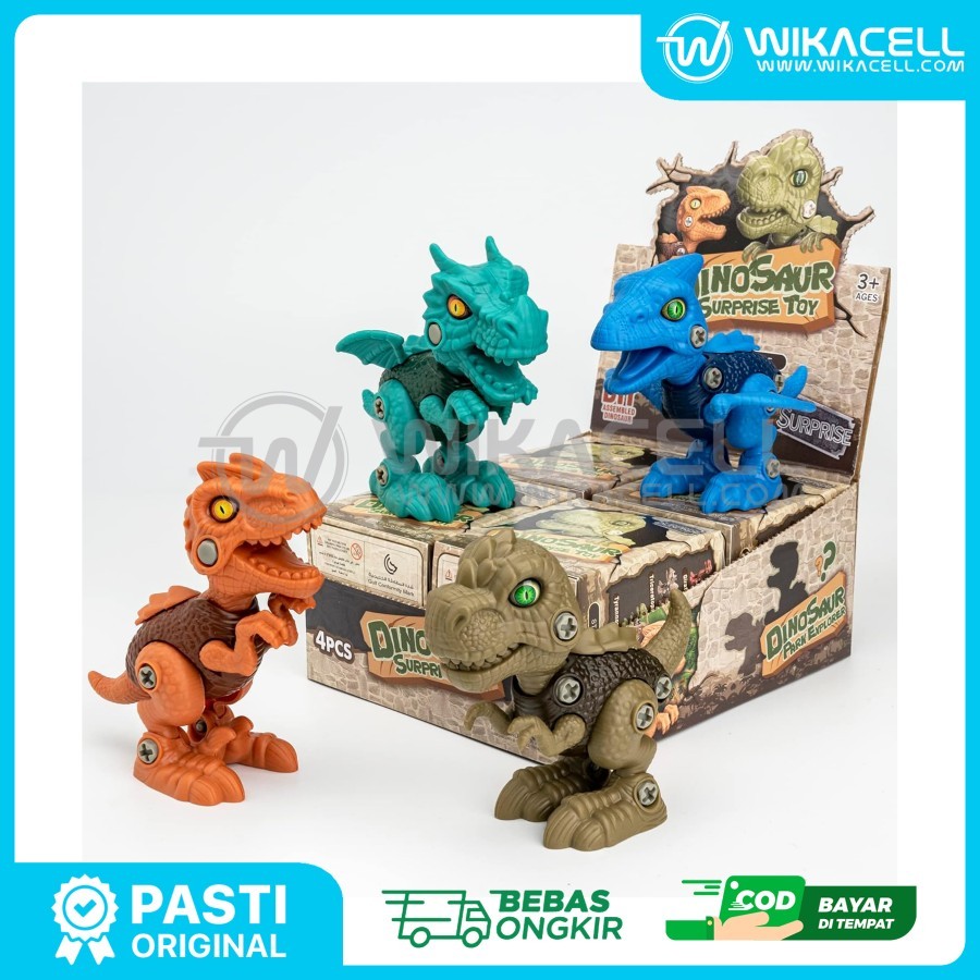 Jual Miniso Assembling Dinosaur Series Mini /Miniso Merakit Seri ...