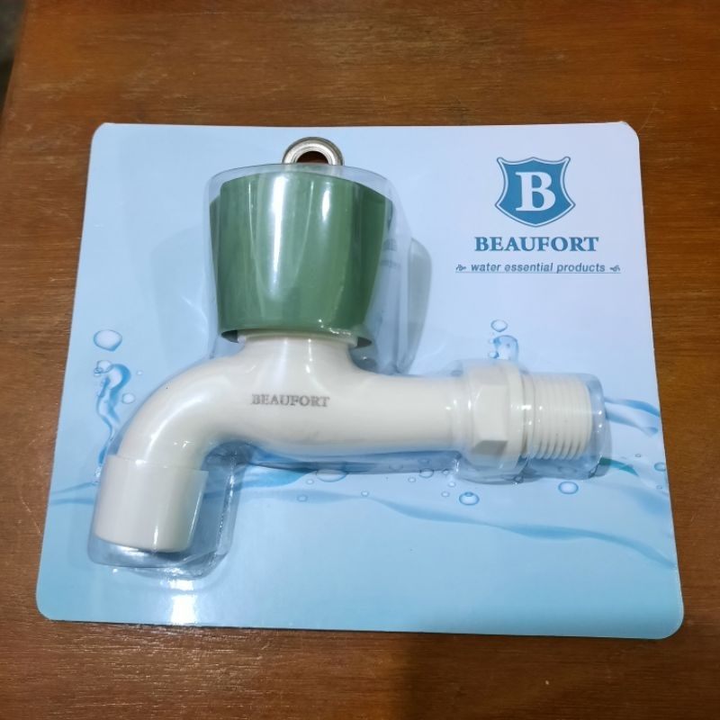 Jual Kran Air PVC 1/2 inch merk Beaufort / Keran Air ½ inch beaufort ...