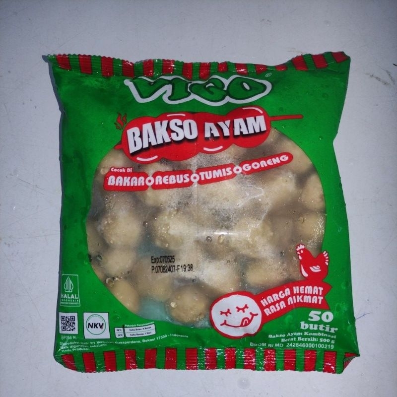 Jual VIGO Bakso Ayam Kombinasi 500g | Shopee Indonesia