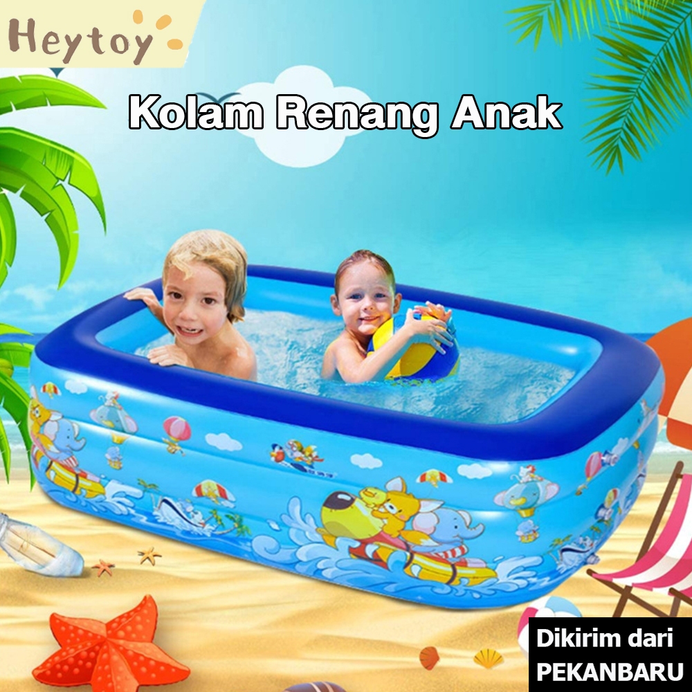 Jual Kolam Renang Anak Jumbo PVC 3ring Kolam Mandi Bola Portable ...