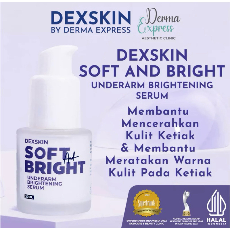 Jual ( serum ketiak ) DERMA EXPRESS Dex Skin Soft & Bright Underarm ...