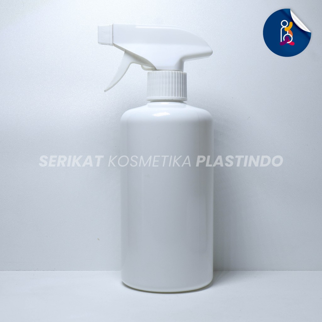 Jual BOTOL KISPRAY 500ML PUTIH PUTIH GLOSSY SPRAY /BOTOL HANDSOAP 500ML SPRAY KISPRAY 500 ML PET ...
