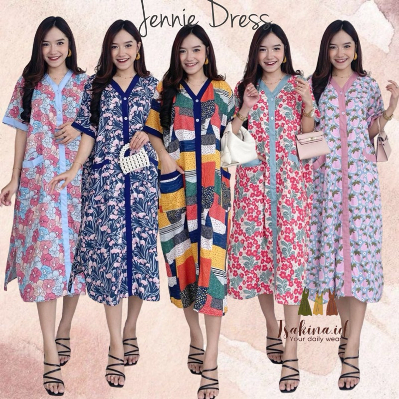 Jual Jennie Dress | Daster rayon busui Daster jumbo bumil Daster wanita ...