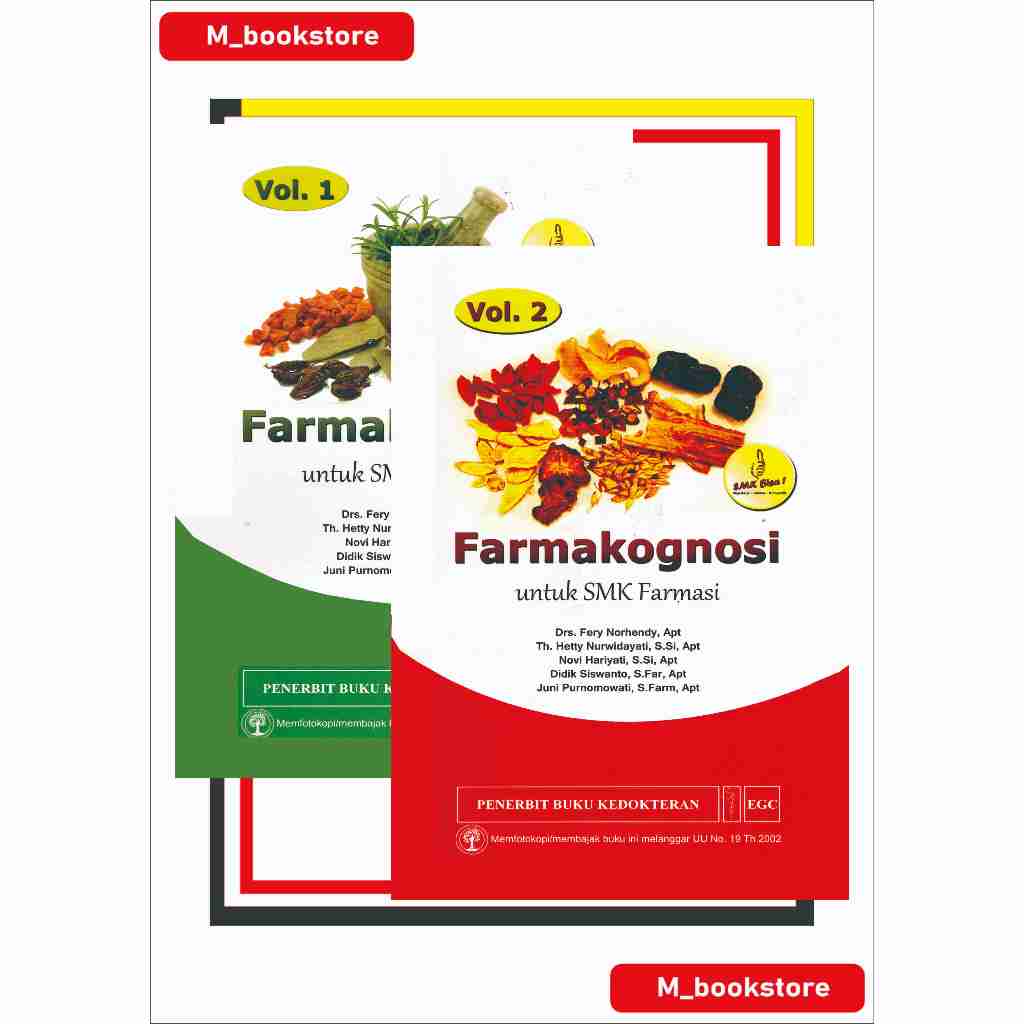 Jual FARMAKOGNOSI UNTUK SMK FARMASI VOL 1 DAN 2 | Shopee Indonesia