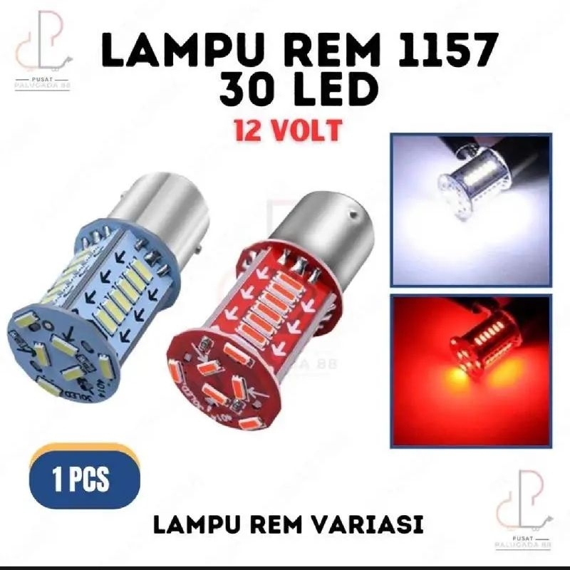 Jual COD Lampu Rem Stop LED Bayonet 30 Mata Running Kedip Lampu Stop ...