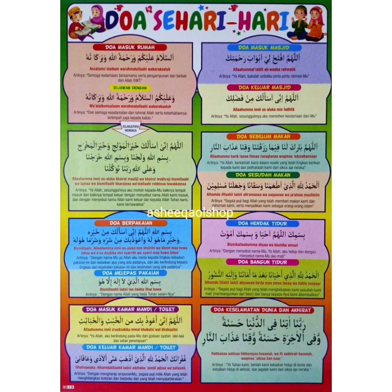 Jual Poster Anak BERDOA | Shopee Indonesia