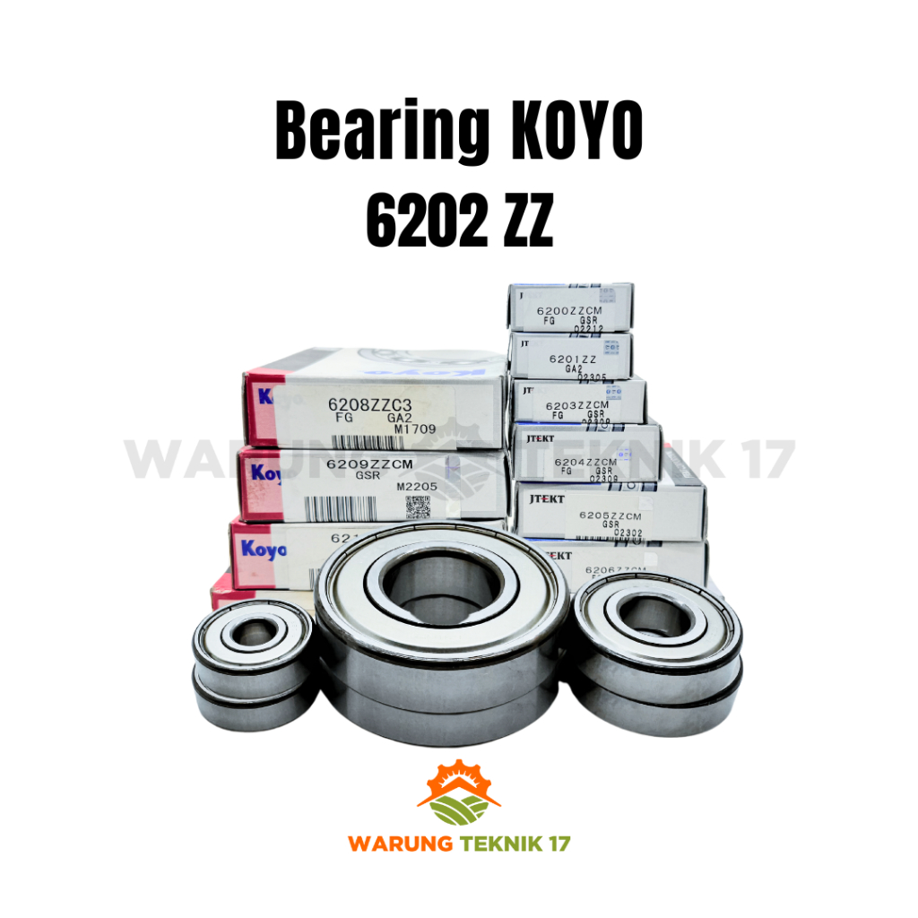 Jual Ball Bearing 6202 ZZ KOYO JTEKT Original Jepang Laher Laker Tutup ...