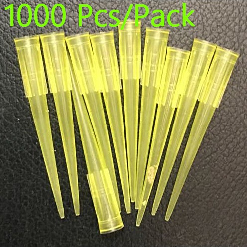 Jual Yellow Micro Pipette Tips 2-200 uL, Pack of 1000 Pcs/Mikropipet ...