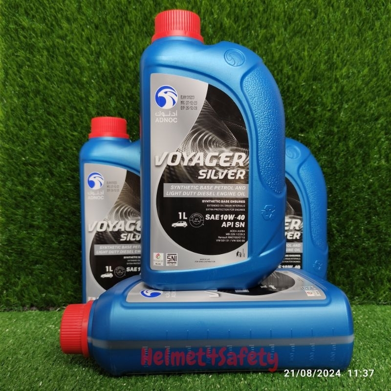 Jual Oli Adnoc Voyager Silver ASLI AVS 10W40 API SN ACEA A3/B4 | Shopee ...
