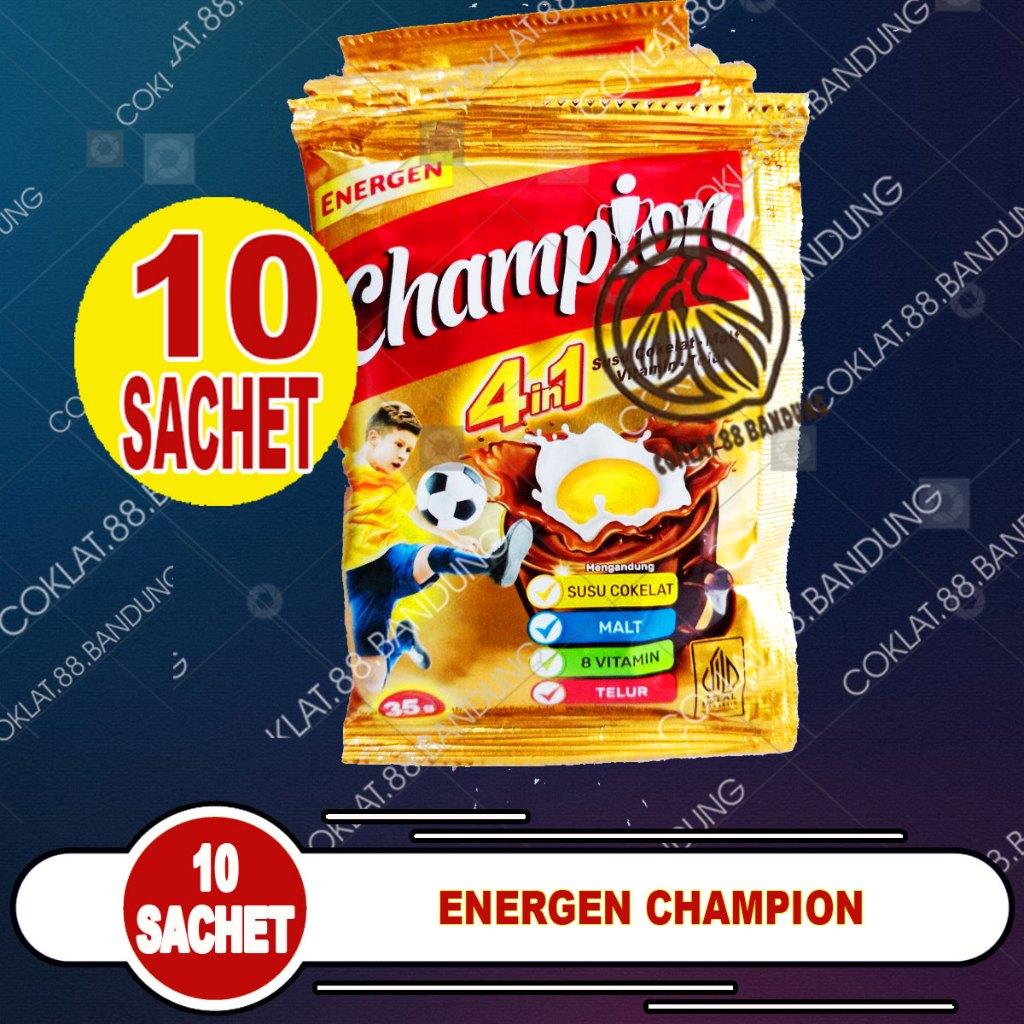 Jual Energen Champion Renceng Isi 10, Energen Champions 10 Sachet ...