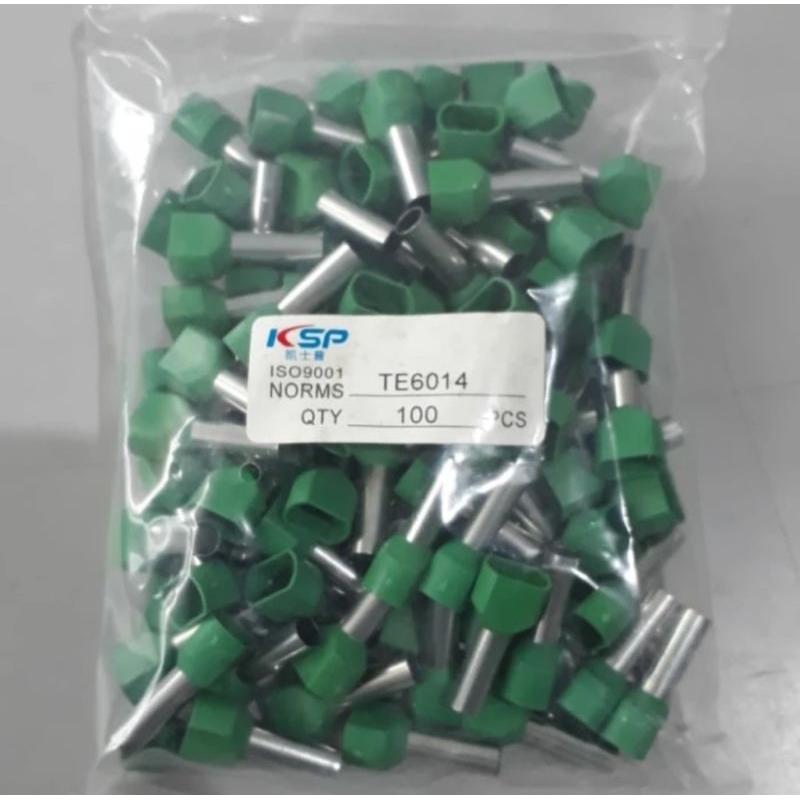 Jual Skun Kabel Ferrules / End Sleeve 6mm Ukuran Double 6 mm Ferules ...