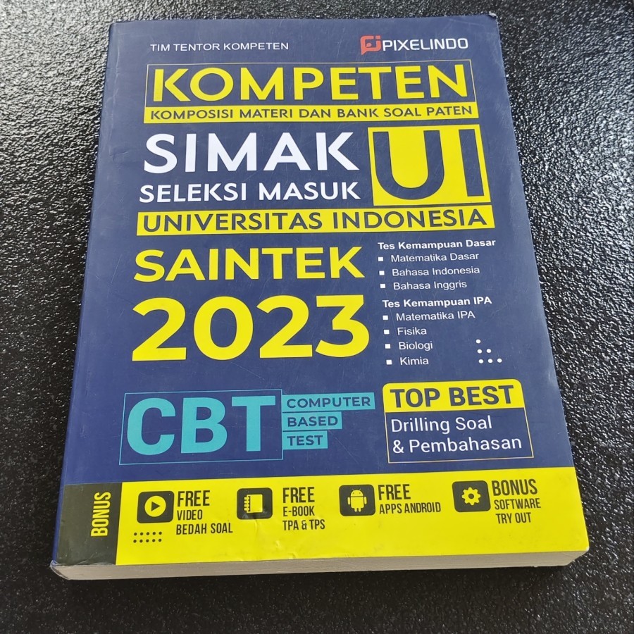 Jual Buku Kompeten Simak UI Saintek 2023 | Shopee Indonesia