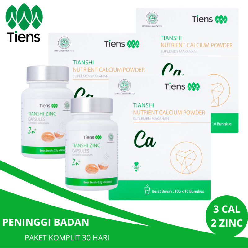 Jual Super Grow Up KALSIUM Tiens / Tianshi Susu Calsium 120 zinc 30 ...