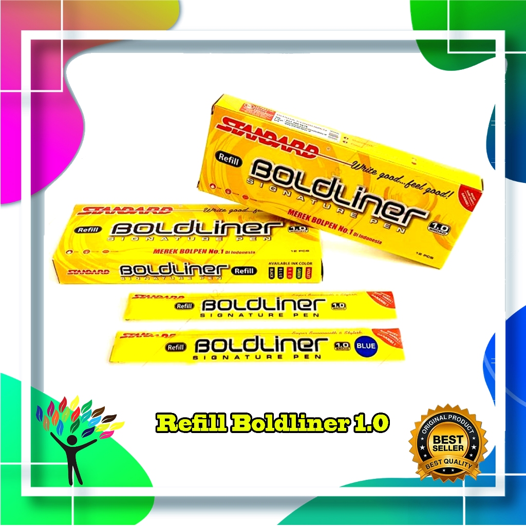 Jual Isi Ulang / Refiil Pulpen Boldliner 1.0 - Standard ORIGINAL ...