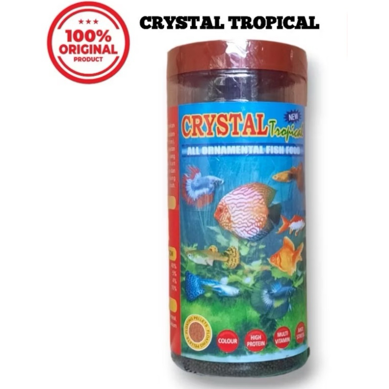 Jual Pelet Ikan Crystal Tropical | Shopee Indonesia