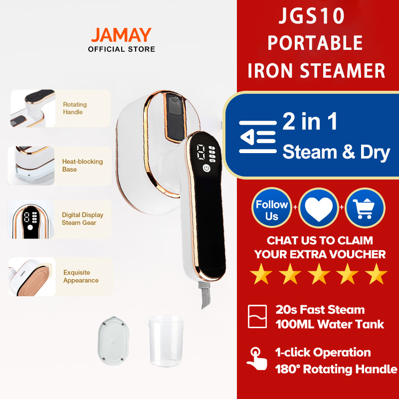 Jual JAMAY Setrika Uap Portable Listrik 1000W Garment Steamer Strika ...