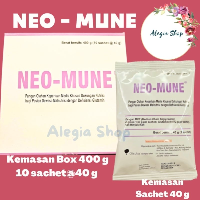 Jual Neo-Mune Susu Neo-Mune Neomune Sachet 40 g Murah | Shopee Indonesia
