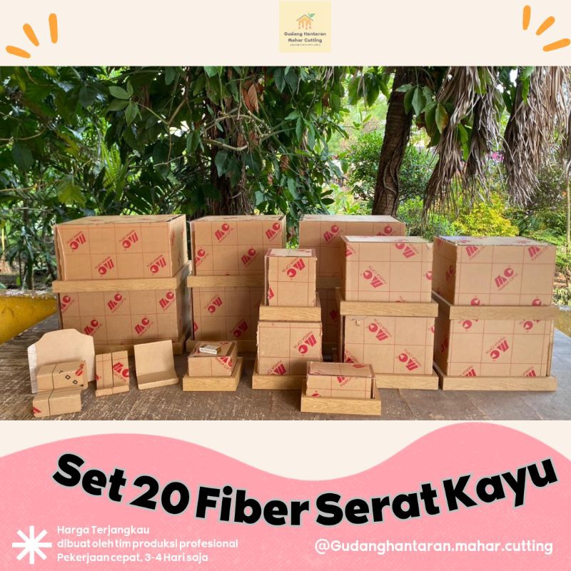 Jual BOX FIBER MOTIF SERAT KAYU 4 CM | Shopee Indonesia