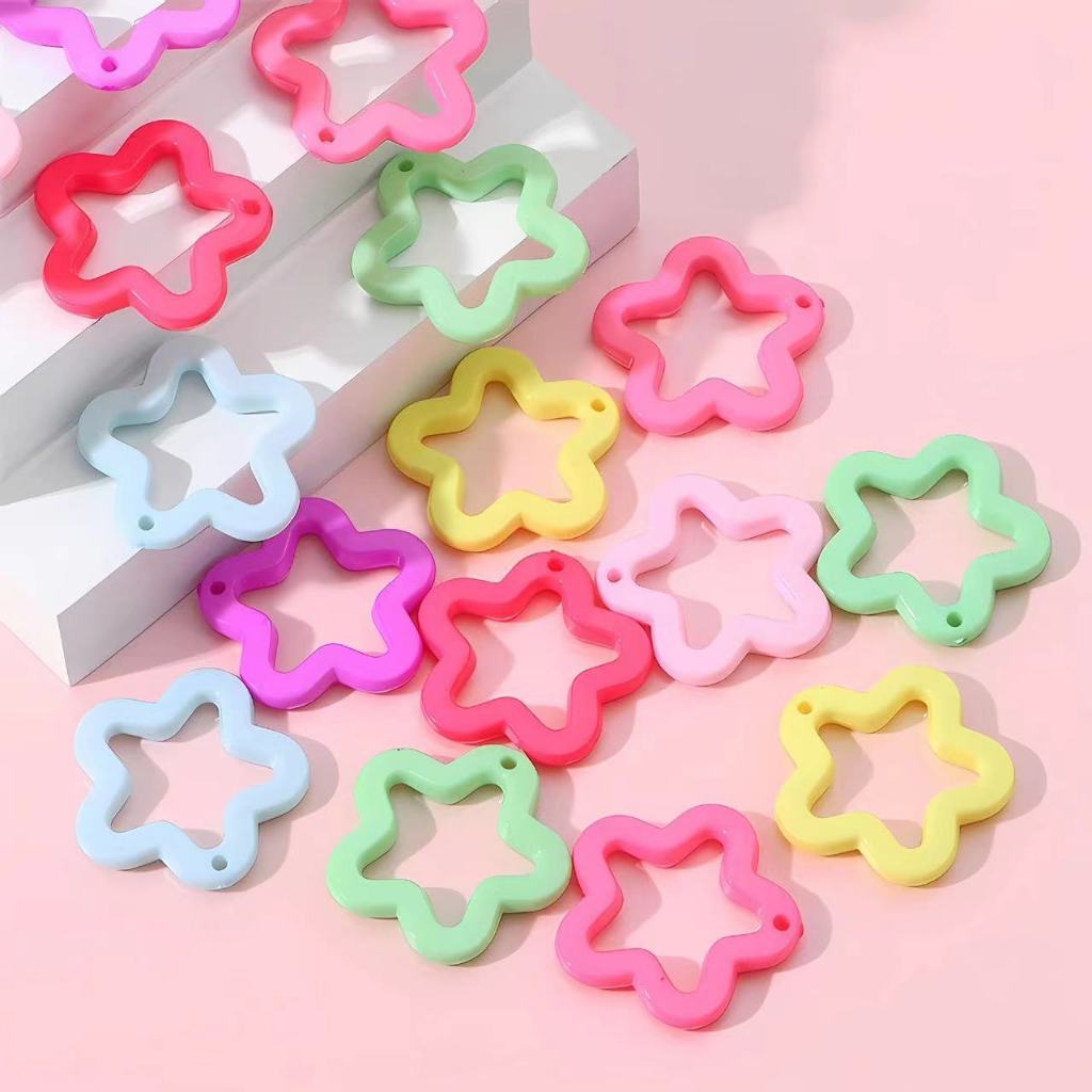 Jual (10pc)Manik-Manik Mote Charm Bintang Frame Besar | Shopee Indonesia