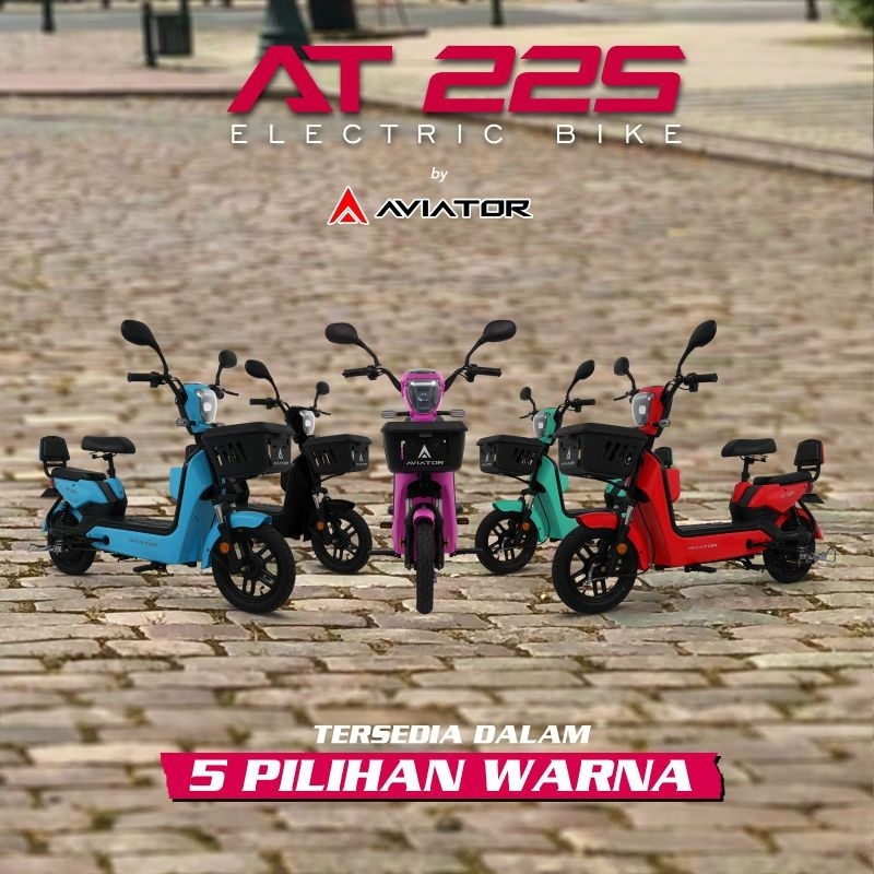 Jual Sepeda listrik/E-bike/E-moped Aviator AT 225 | Shopee Indonesia
