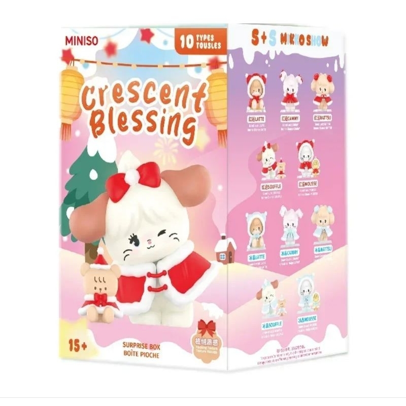 Jual selected - Ready stok MINISO Mikko Crescent Blessing Blind Box ...