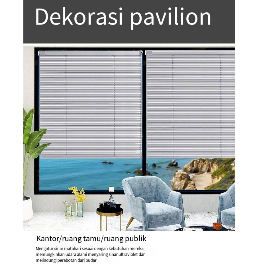Jual 60X180 cm Aluminium Venetian Blinds DELUXE Slat / Slimline STAR-IX ...