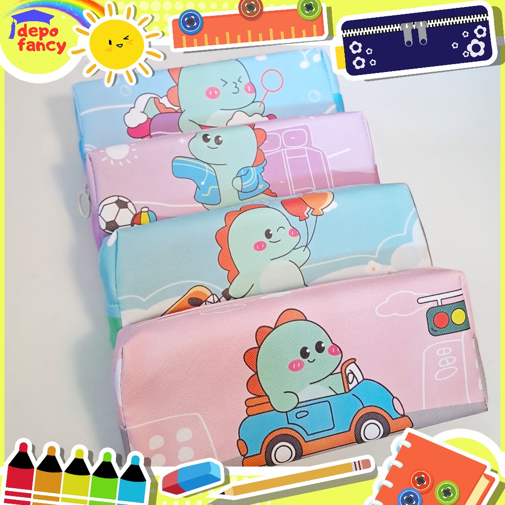 Jual Kotak Pensil Kain 1 Resleting KX-2115 / Pencil Case / Tepak Pensil ...