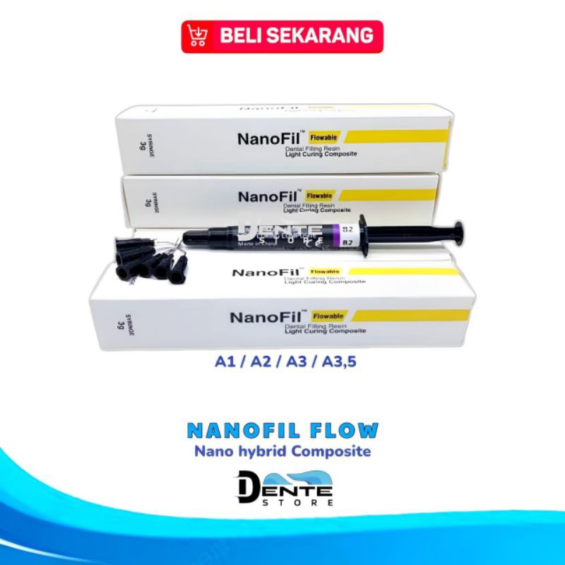 Jual COMPOSITE FLOW / FLOWABLE NANOFILL 3 gram A1 A2 A3 A3,5 | Shopee ...
