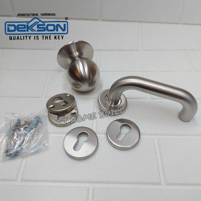 Jual Dekson Lever Handle LHTR 0016 22MM + KNOB SSS /Gagang Pintu ...