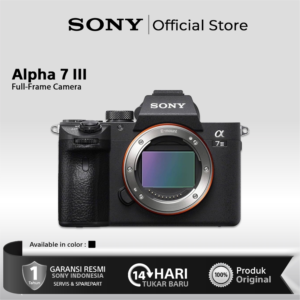 Jual SONY ALPHA A7III Body Only FullFrame E-Mount Camera / BO / A7 III / A7MIII / A7 MIII / A7M3 ...
