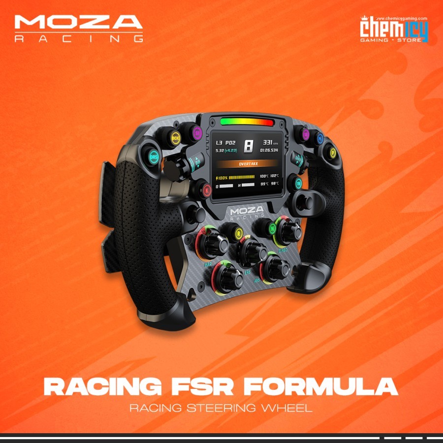Jual MOZA Racing FSR Formula Add-On Racing Steering Wheel With Digital ...