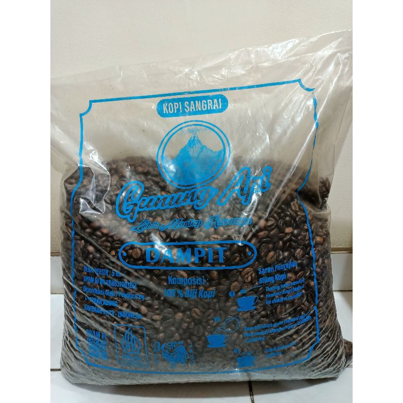 Jual KOPI SANGRAI GUNUNG API DAMPIT BIRU (5 KG) | Shopee Indonesia