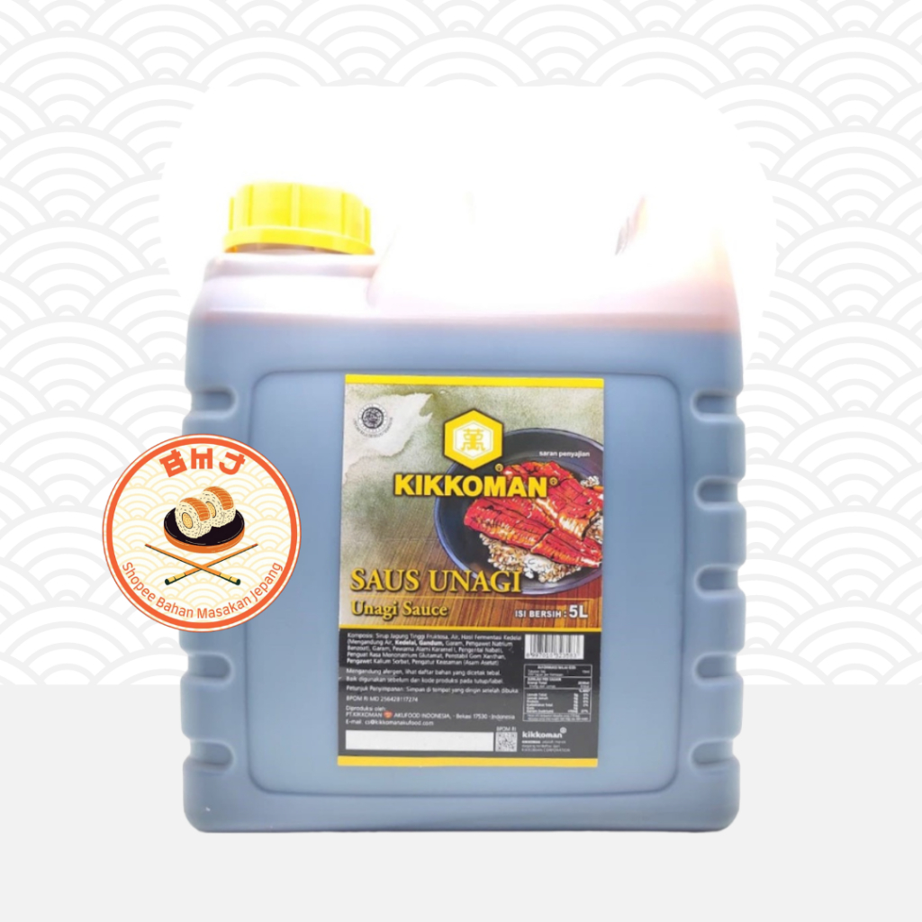 Jual KIKKOMAN Saos Unagi 5L Halal | Unagi Sauce Halal Jerigen | Shopee ...