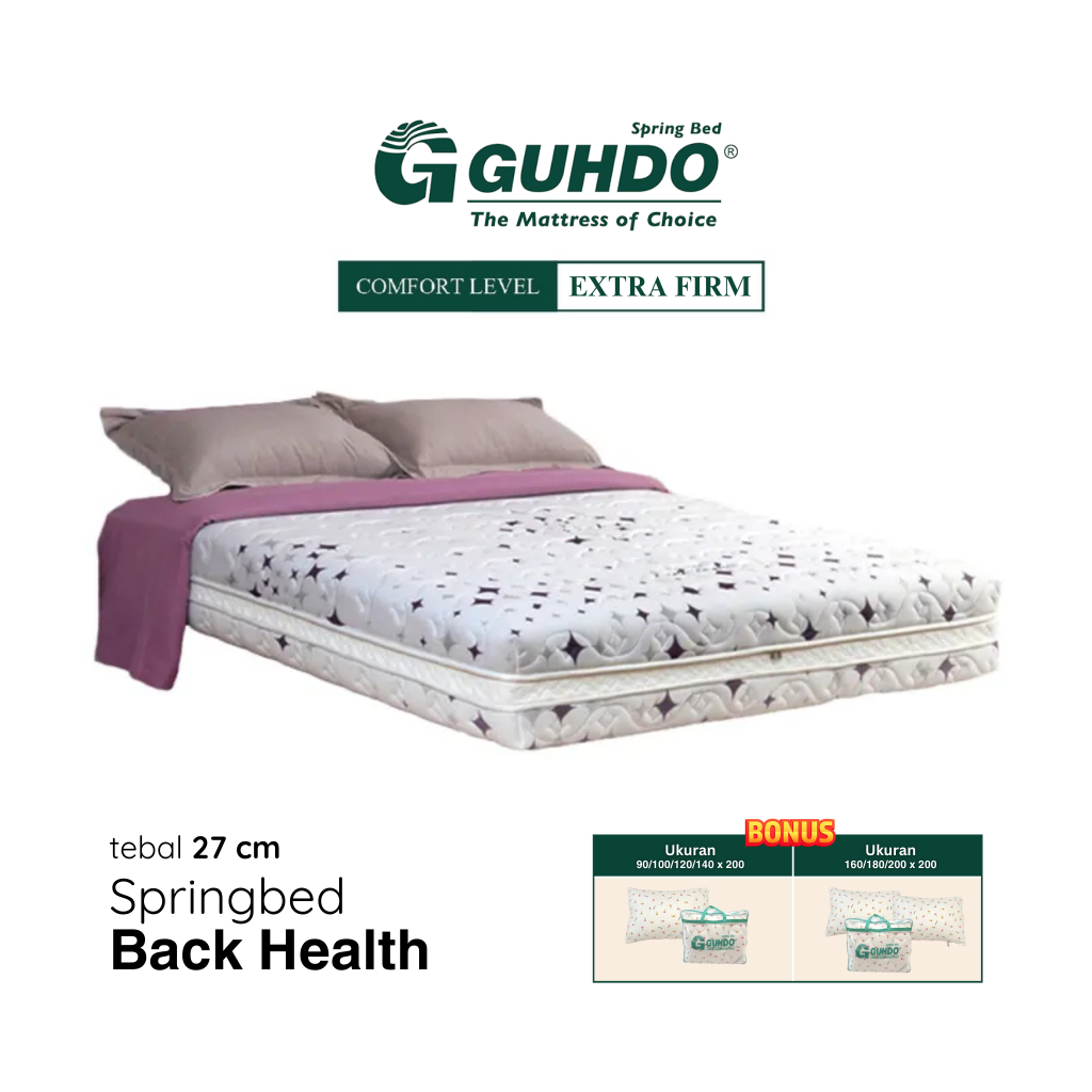 Jual GUHDO Springbed Back Health Latex Orthopedic Kesehatan | Shopee ...
