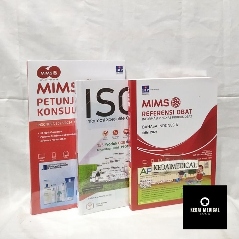 Jual PAKET 3 BUKU MIMS REFERENSI 2024, MIMS KONSULTASI 2024, DAN ISO ... Jual PAKET 3 BUKU MIMS REFERENSI 2024, MIMS KONSULTASI 2024, DAN ISO ...