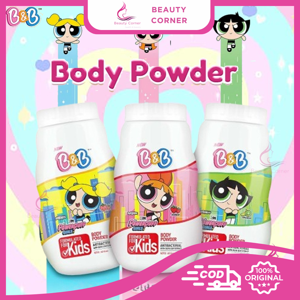 Jual B&B Kids Powder The PowerPuff Girls | Shopee Indonesia