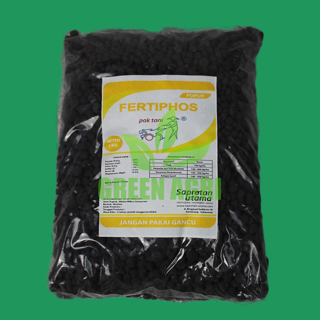 Jual FERTIPHOS Pupuk Pospat Kemasan 1kg -Pak Tani | Shopee Indonesia