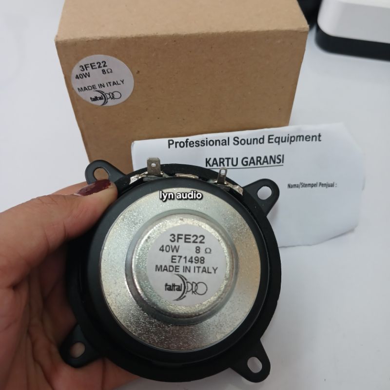Jual SPEAKER COMPONENT FAITAL PRO F-3FE22-8 ITALY 3 INCH ORIGINAL ...